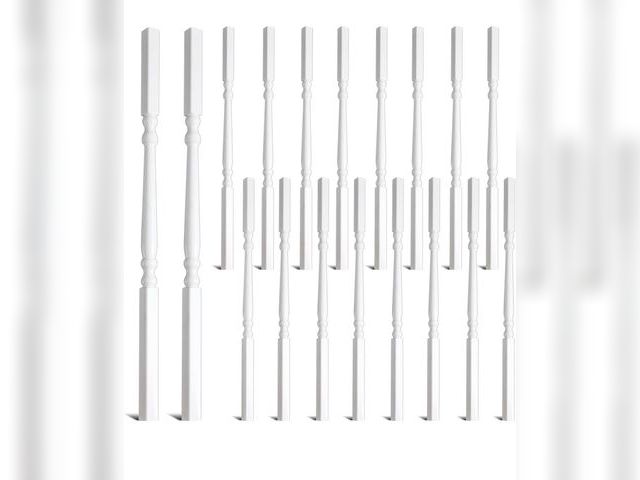 JDCBidding.com - Lot 96-173226 - 18 Pack Railing Spindles White Vinyl ...