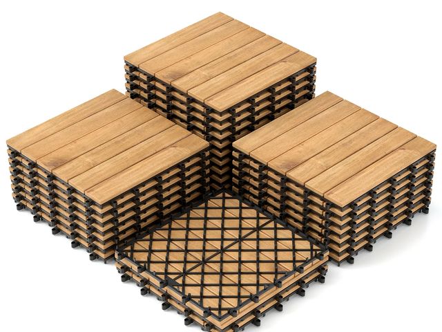 JDCBidding.com - Lot 96-184924 - 30 PCS Interlocking Deck Tiles 12 x 12 ...