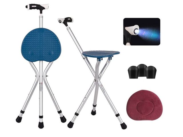 JDCBidding.com - Lot 96-171247 - Folding Cane Seat Combo 400 lbs ...