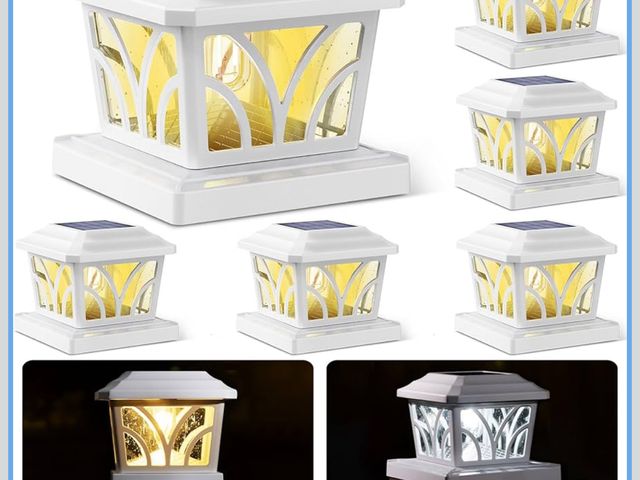 JDCBidding.com - Lot 96-171623 - SIEDiNLAR Solar Post Cap Lights ...
