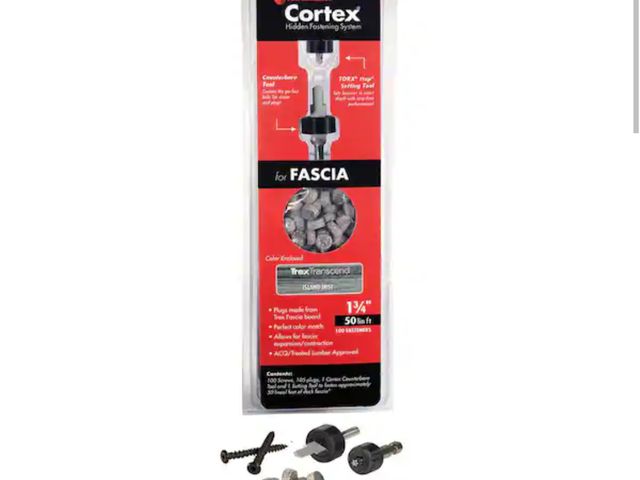Cortex Hidden Fastener For Trex Fascia