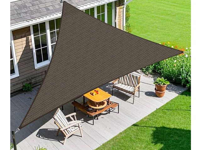 JDCBidding.com - Lot 96-172570 - Sun Shade Sail 12'X12'X12'Curved Edge ...